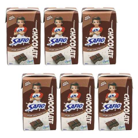 SAFIO CHOCOLATE MILK 150MLX6 price in Kuwait | Carrefour Kuwait ...