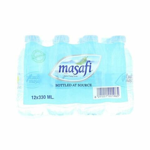 Masafi Low Sodium Natural Bottled Drinking Water 330ml x12 price in UAE ...