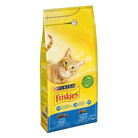 Buy Purina Friskies Salmon And Vegetables Cat Food 1.7Kg Online ...