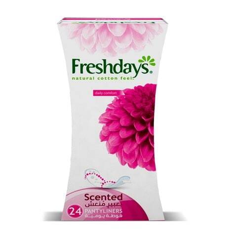 FRESHDAYS PANTYLINERS SCENTED X24 price in Kuwait | Carrefour Kuwait ...