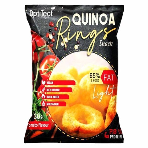 OptiTect Tomato Flavour Quinoa Rings Snack 30g price in UAE | Carrefour ...