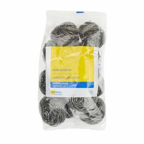 MyChoice Inox Scourer Silver 12 PCS price in UAE | Carrefour UAE ...