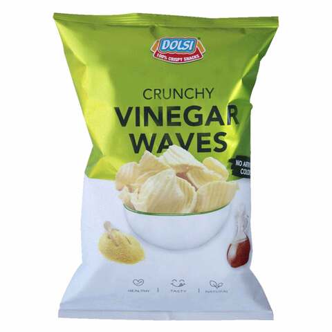 Buy Dolsi Vinegar Waves Chips 80GR Online - Shop Food Cupboard on ...