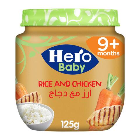 Buy Hero Baby Rice and chicken Jar - 125 gram Online - Shop Baby ...