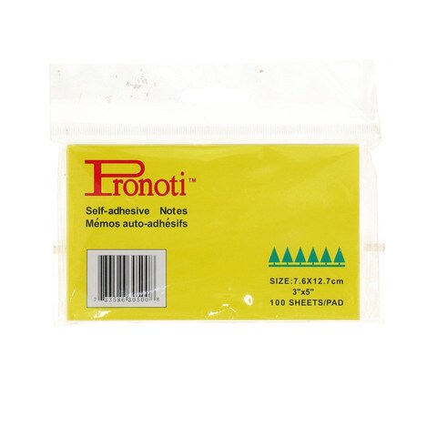 Pronoti Self-Adhesive Notes 100 Sheets