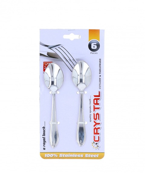 Crystal Cutlery & Table Ware 6 Pieces Baby Spoon