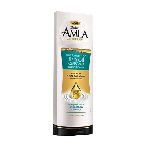 Dabur Amla Anti Breakage Fish Oil Omega-3 Conditioner 400ml price in ...