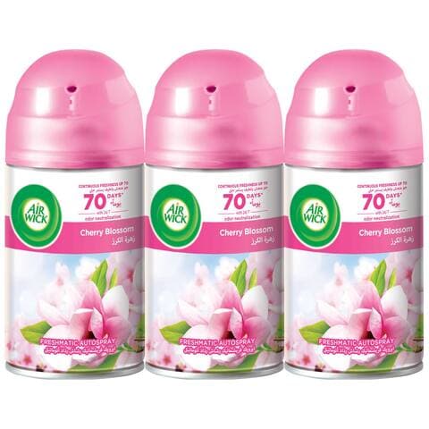 Air Wick Freshmatic Auto Spray Refill Cherry Blossom 250ml Pack of 3 ...