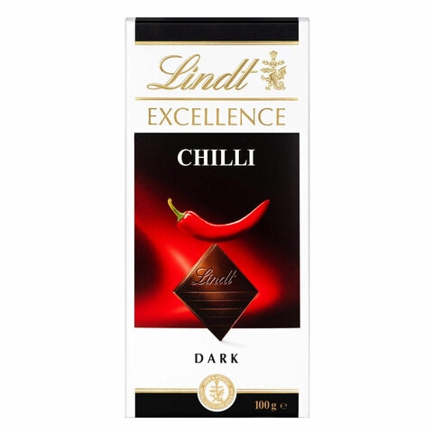 Lindt Excellence Dark Chilli Chocolate 100g price in UAE | Carrefour ...