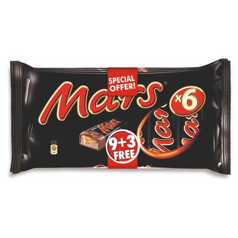 Mars Chocolate Bar 51g Pack of 12 price in UAE | Carrefour UAE ...
