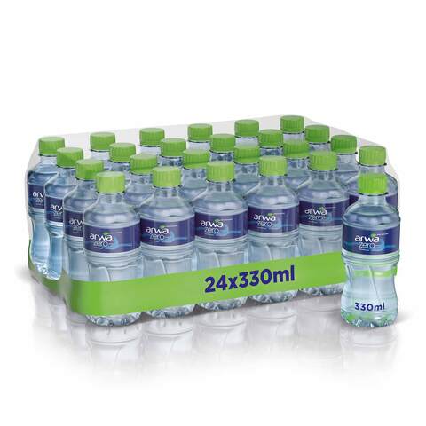Buy Arwa Water Zero Sodium 330ml ×24 Online - Shop Beverages on ...