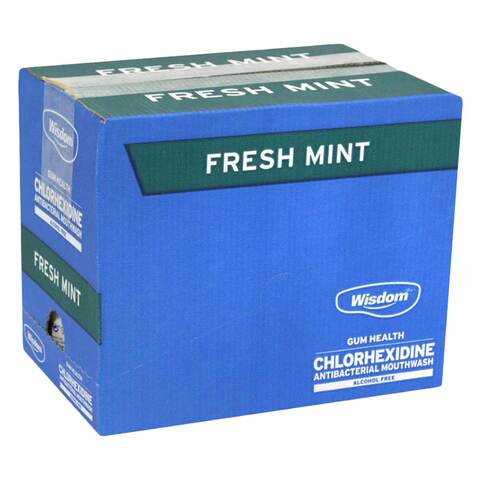 Buy Wisdom Fresh Mint Chlorhexidine Alcohol Free Antibacterial ...