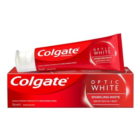 Colgate Optic White Toothpaste 75ml price in UAE | Carrefour UAE ...
