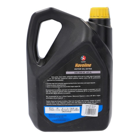 Buy Caltex Havoline Motor Oil 10W-40 3L Online | Carrefour Pakistan