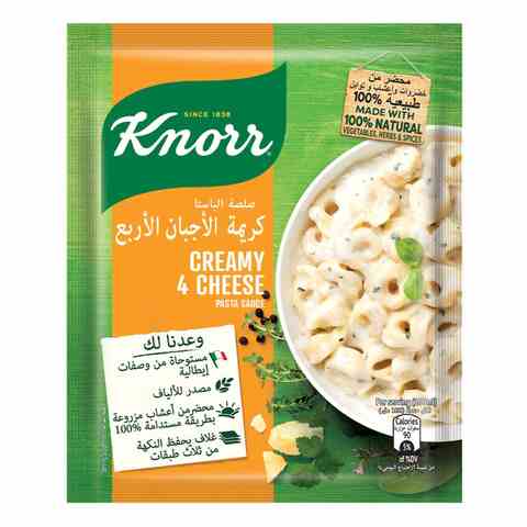 Knorr Creamy 4 Cheese Pasta Sauce 50g price in UAE | Carrefour UAE ...