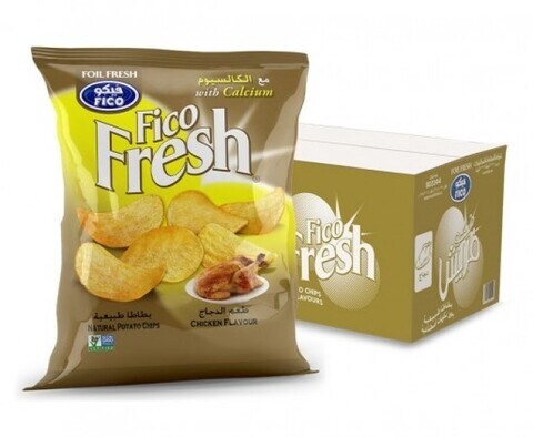 Fico Fresh Chicken Potato Chips 16g x Pack of 20 price in Kuwait ...
