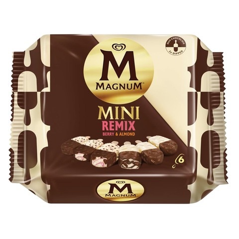 Magnum Mini Remix Berry And Almond Ice Cream 360ml Pack of 4 price in ...