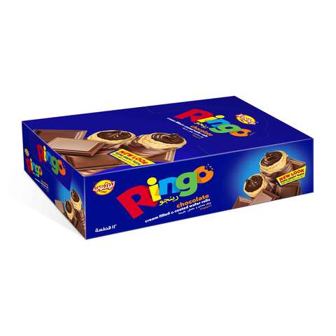 Teashop Ringo Chocolate Filled Wafer Rolls 16g 12 price in Saudi Arabia ...