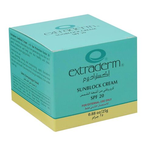 سعر إكستراديرم كريم واقي من الشمس SPF 20 و 25 جرام فى السعودية | كارفور ...