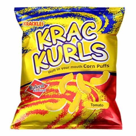 Buy Krackles Krac Kurls Tangy Tomato Corn Puffs 25g Online - Carrefour ...