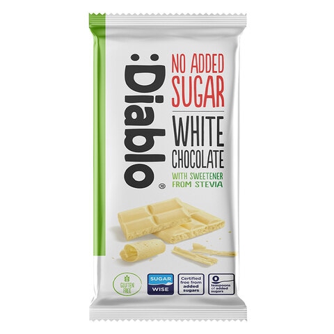 Diablo Stevia With No Added Sugar White Chocolate Bar 75g price in ...