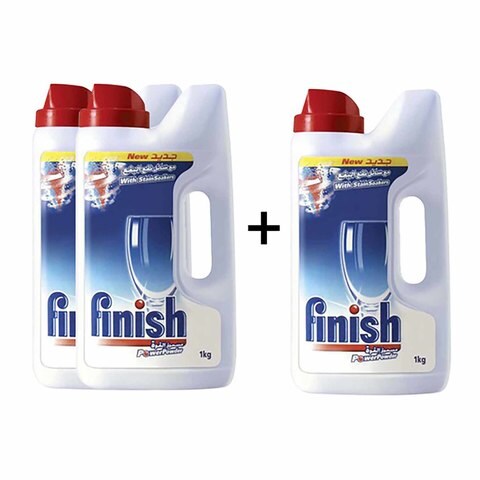 Finish Dishwasher Powder - 1Kg - 2+1 Free price in Egypt | Carrefour ...