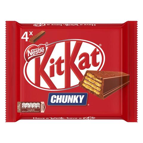 Nestle KitKat Chunky Chocolate Bar 40g x 4 Pieces price in Kuwait ...