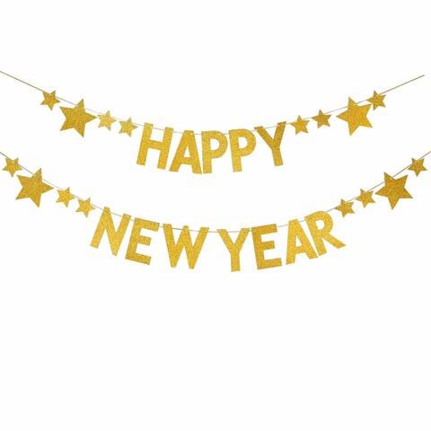 Happy New Year Banner Clipart