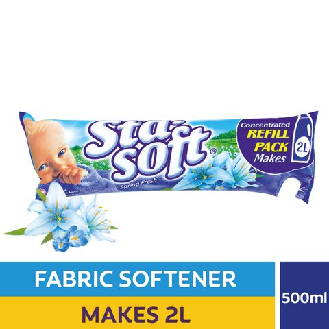 Buy Sta Soft Spring Fresh 500ml Refill Pack Fabric Softener Online ...