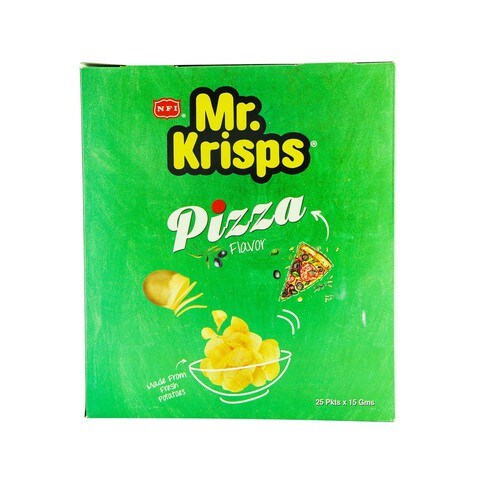 NFI Mr. Krisps Pizza Flavour Chips 15g Pack of 25 price in UAE ...
