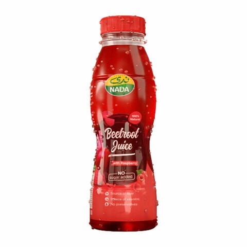Nada Beetroot Juice No Sugar Added With Raspberry 320ml price in Saudi ...