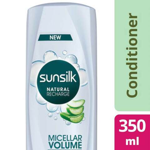 Sunsilk Natural Recharge Micellar Volume Conditioner White 350ml price ...
