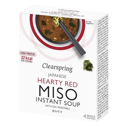 Clearspring Japanese Hearty Red Instant Miso Instant Soup With Sea ...