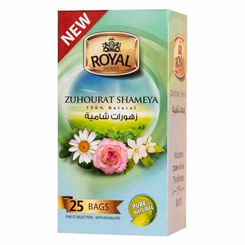 Royal Herbs Zuhourat Shameya Tea 25 Tea Bags price in Kuwait ...