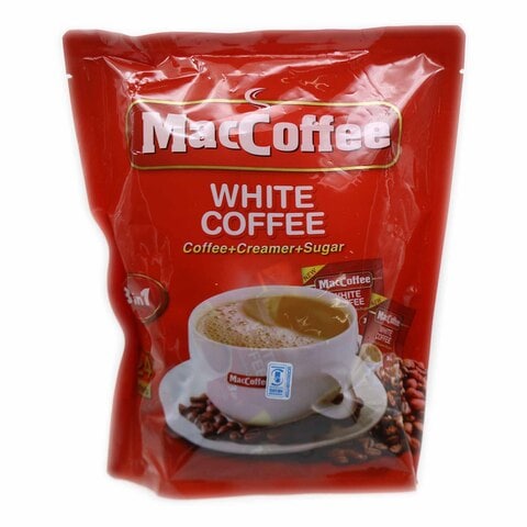 Buy Maccoffee 3 In 1 Plus White Coffee Mix 15g x Pack of 24 Online ...