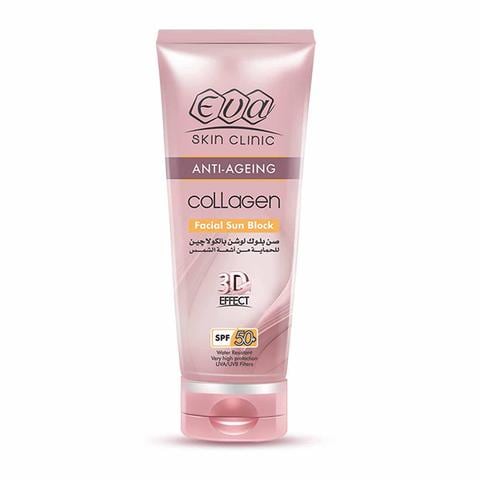 Eva Collagen Anti-Ageing Facial Sun Block - SPF50 - 50ml price in Egypt ...