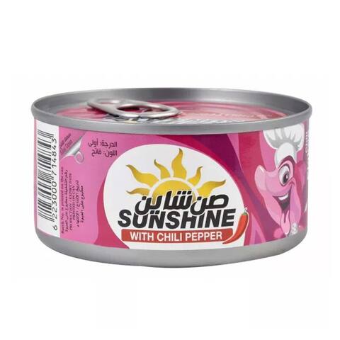 Sunshine Tuna Flakes with Chili Pepper - 170 gram Online | Carrefour Egypt