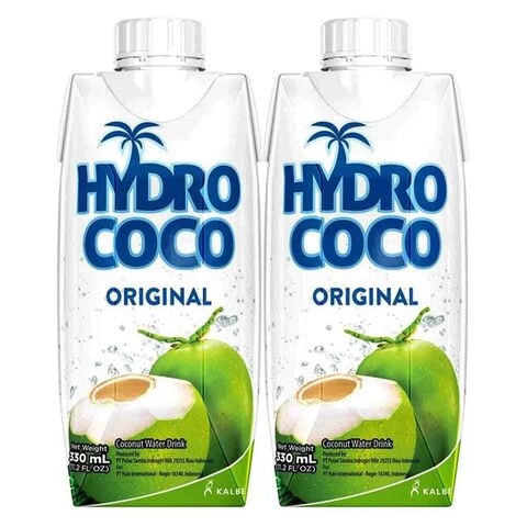 Hydro Coco Coconut Water 330ml Pack of 2 price in UAE | Carrefour UAE ...