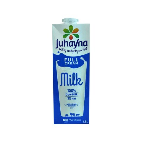 Juhayna Full Cream Milk - 1.5 Liter Online | Carrefour Egypt