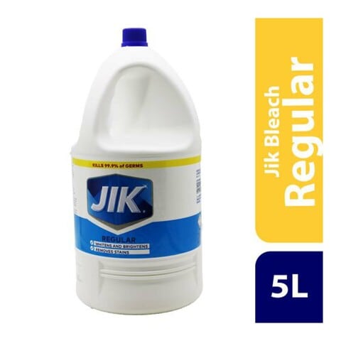 Buy JIK Regular Whitens And Brightens Stains Remover Bleach 5L Online ...