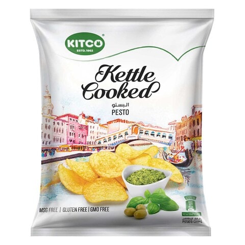 Kitco Kettle Cooked Pesto Chips 40g price in UAE | Carrefour UAE ...