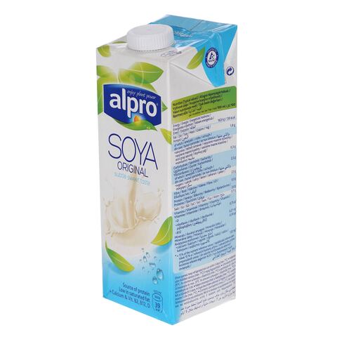 Buy Alpro Soya Original Calc + Sweetened Blue 1L Online - Carrefour Kenya
