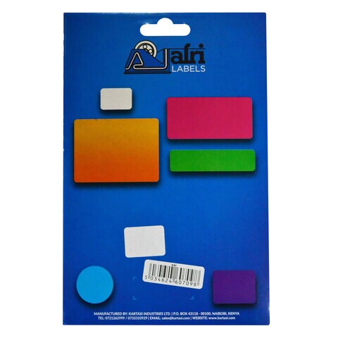 Buy AFRI SELF ADHESIVE LABEL WHITE KA1 Online - Carrefour Kenya