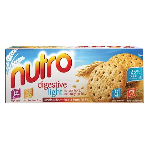 Buy Nutro Digestive Light Biscuits 225g x Pack of 2+1 Online ...