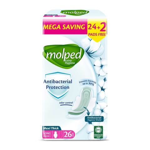 Molped Extra Hygiene Pad - Long - 26 Pads price in Egypt | Carrefour ...