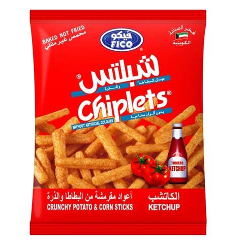 Fico Chiplets Ketchup Crunchy Potato And Corn Sticks 27g Online ...
