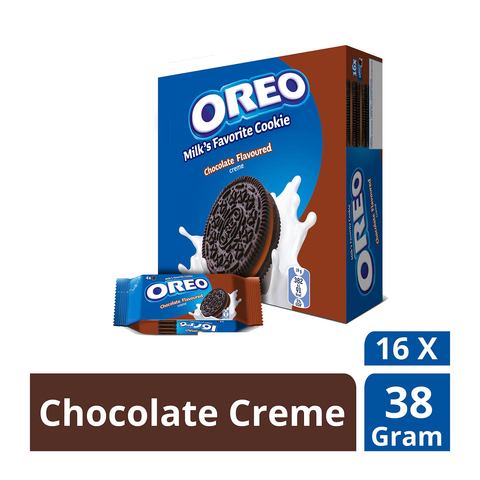 Oreo biscuit chocolate 38 g x 16 price in Saudi Arabia | Carrefour ...