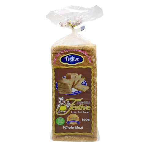 Buy Festive Supreme Whole Meal Bread 800g Online - Carrefour Kenya