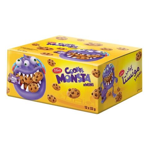 Tiffany Monsta Mini Cookies 32g Pack of 8 price in UAE | Carrefour UAE ...