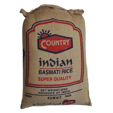 Country Indian Basmati Rice 20kg price in Kuwait | Carrefour Kuwait ...